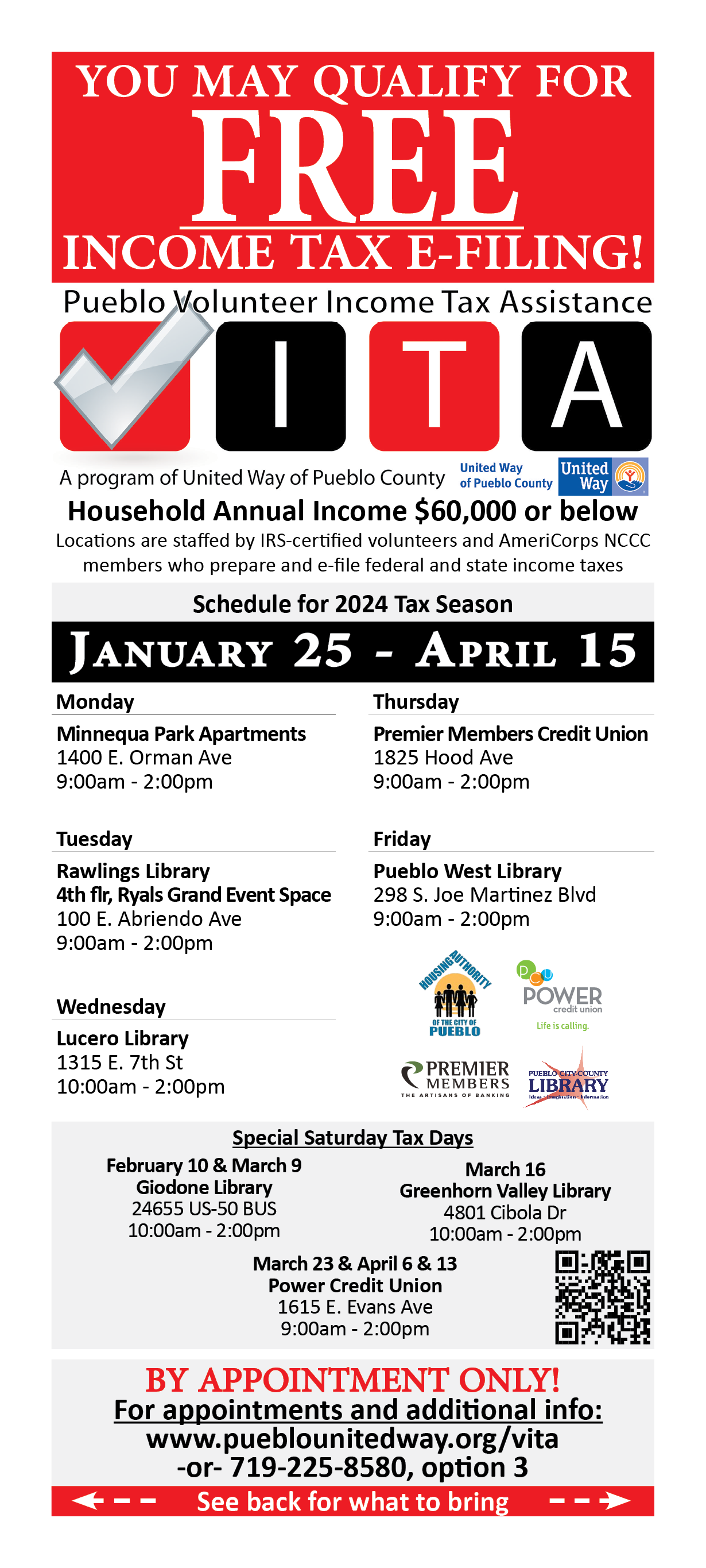 Pueblo VITA (Volunteer Income Tax Assistance) Program | United Way of ...